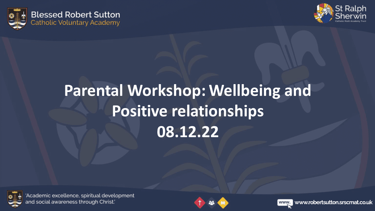 Parental Workshops - Blessed Robert Sutton Catholic Voluntary Academy ...